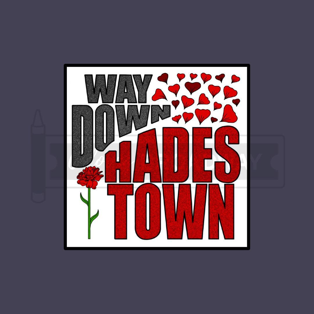 HADESTOWN Fan Stickers | Set of 1x, 5x, 10x | Way Down, Hades Town ...