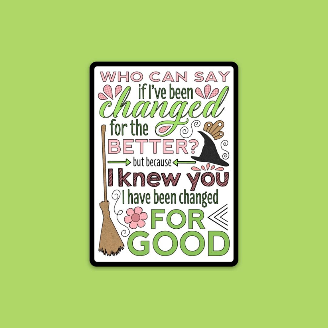 WICKED, I've Been Changed for Good, Musical, Theatre Nerds, Broadway ...