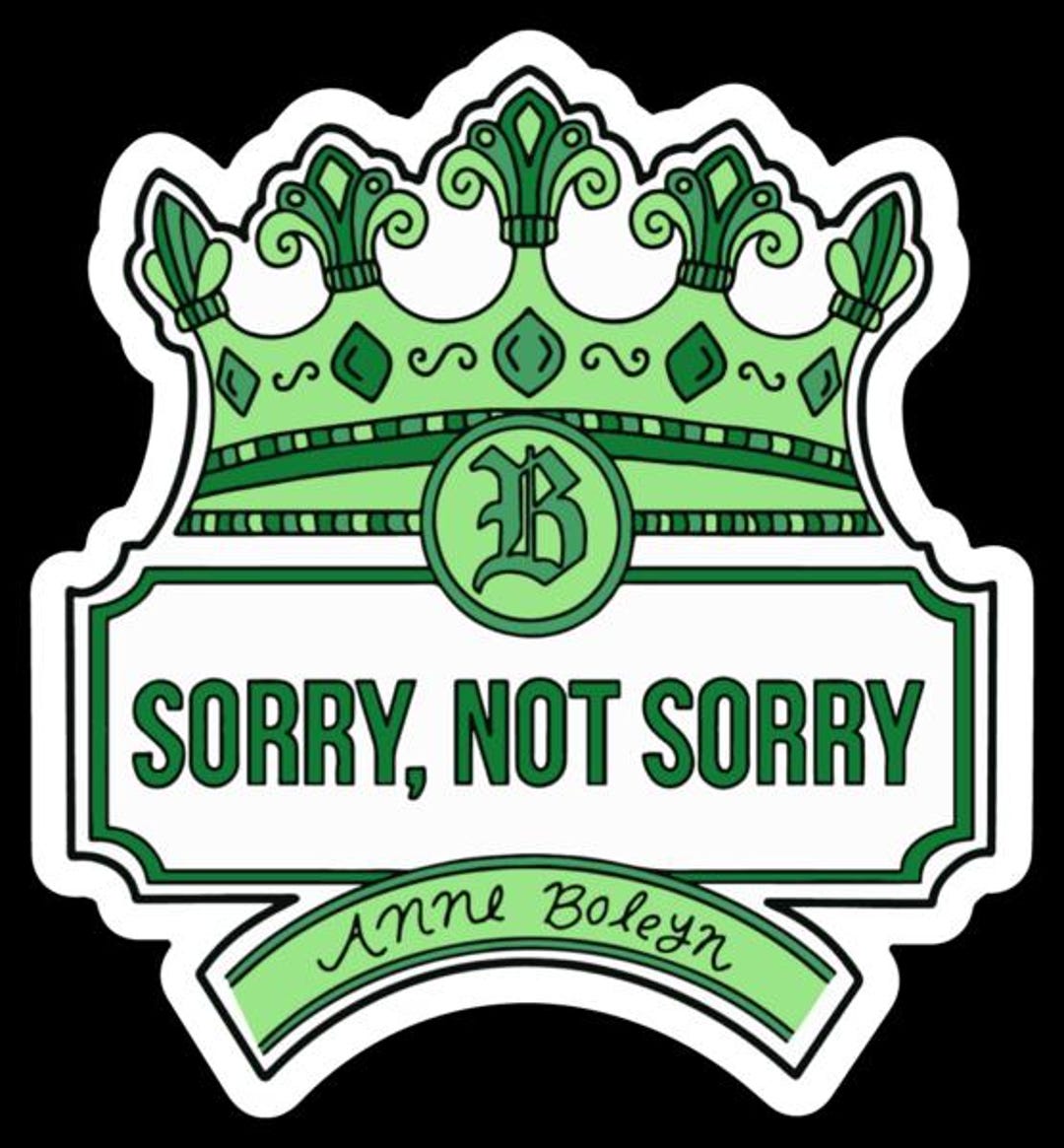 Six Fan Stickers | Single | Set of 5 | Set of 10 | Sorry Not Sorry ...