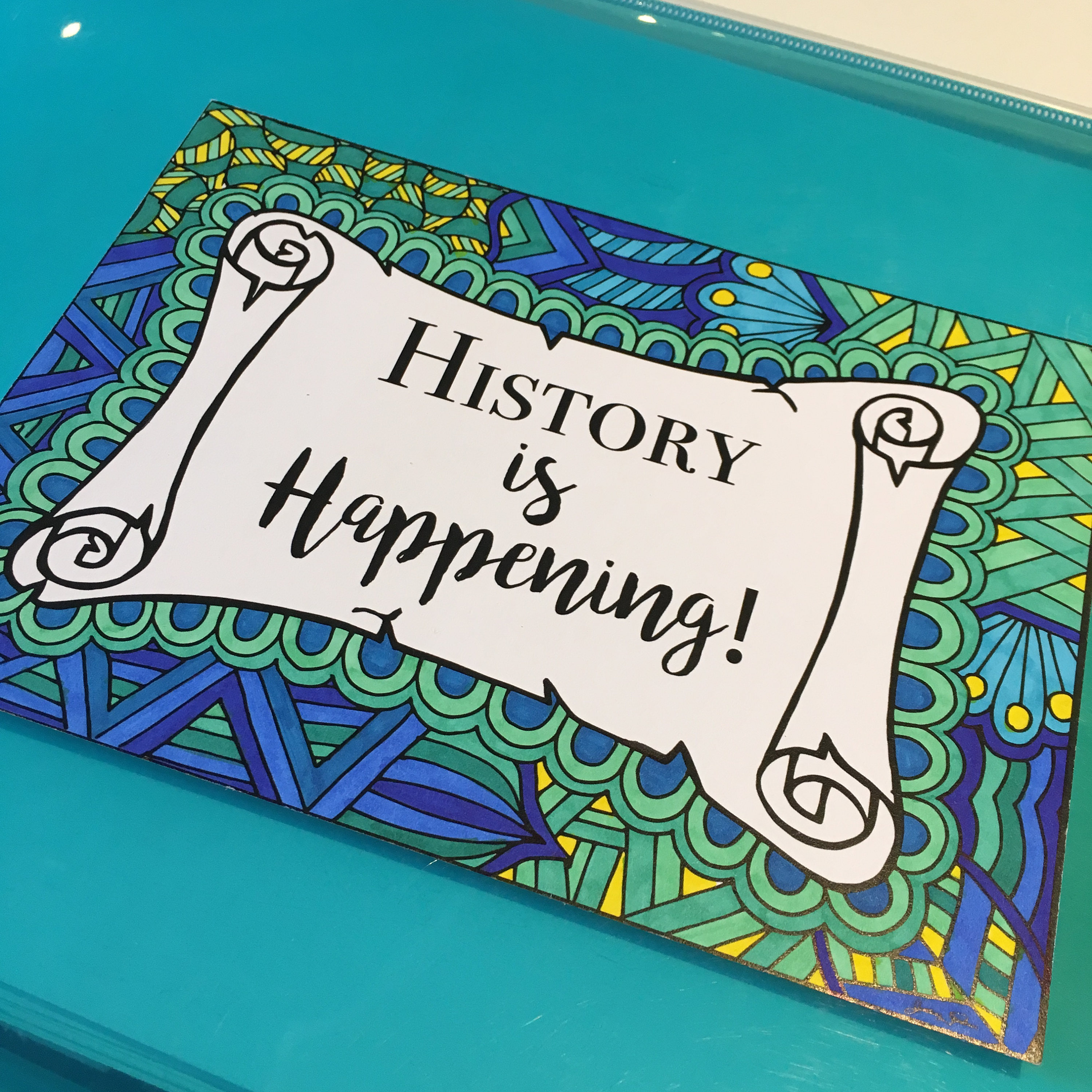 Hamilton Just You Wait Broadway Postcards Musical | Etsy