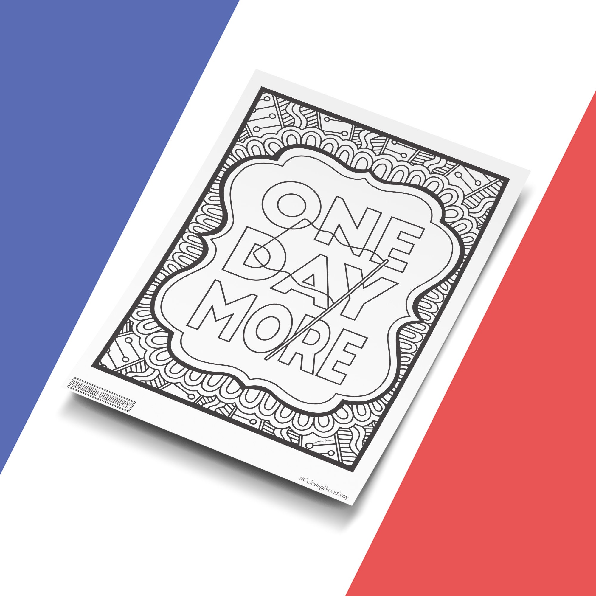 Printable Les Miserables Coloring Pages | Set of 4 Digital Downloads ...