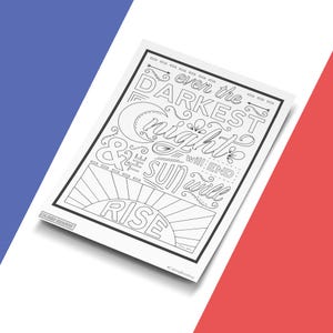 Printable Les Misérables Coloring Pages | Set of 4 Digital Downloads ...