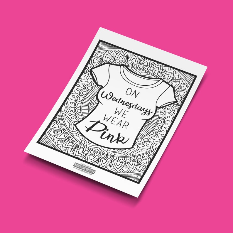 Mean Girls COLORING BUNDLE Broadway Musical Theater | Etsy