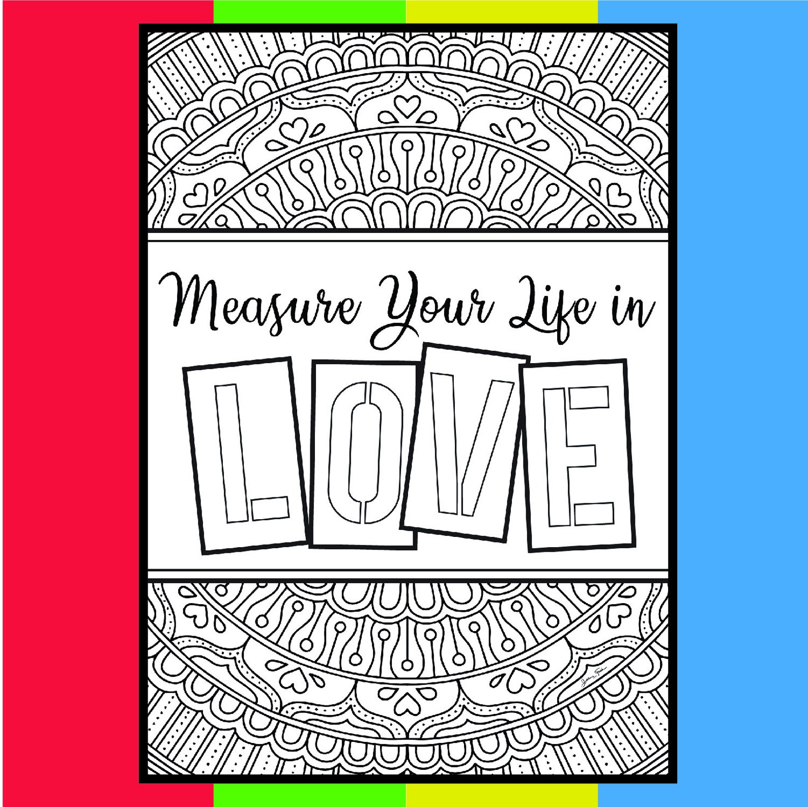 Printable RENT Coloring Pages | Set of 4 Digital Downloads | No Day but ...