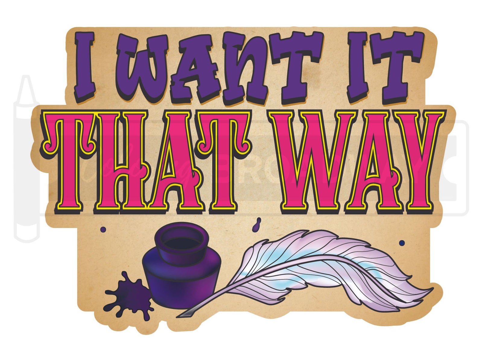 AND JULIET Musical Stickers, Pack of 4, Die Cut Broadway Nerds, I Want ...