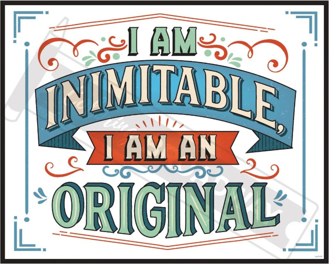 HAMILTON, I Am Inimitable, I Am an Original, Print, Broadway Musical ...