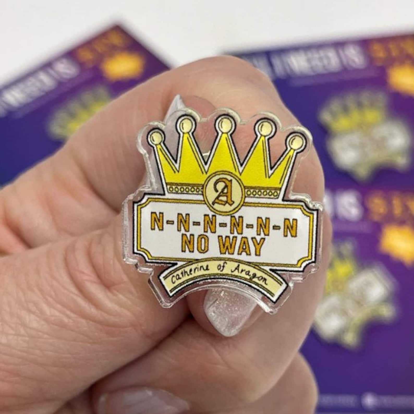 SIX Pins, All I Need is Six SET of 6, Acrylic, Broadway Musicals ...