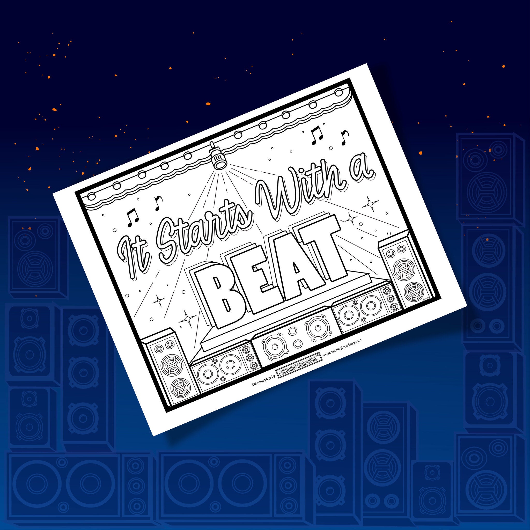 Freestyle Love Supreme Coloring PAGES Broadway Musical - Etsy