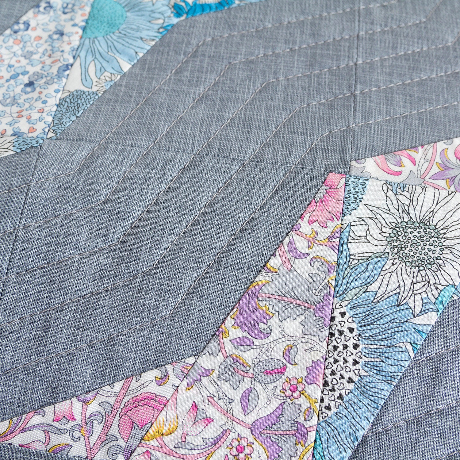 Decorative Pillow Cover, Quilted Pillow Cover 20x20, Patchwork Pillow ...