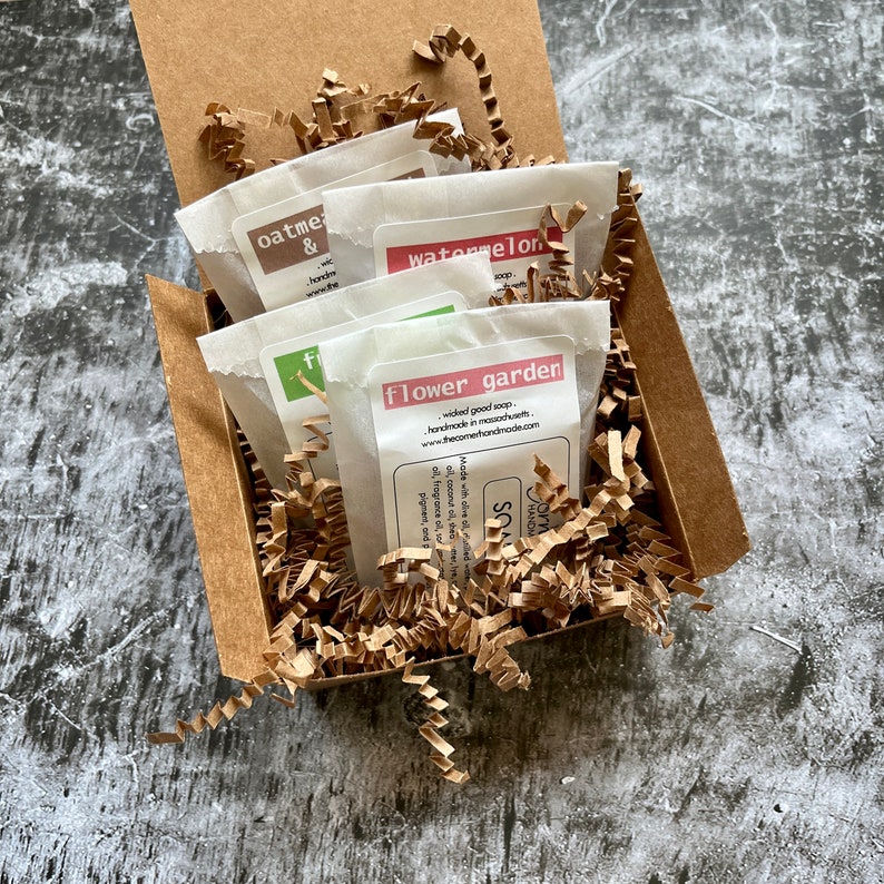 Mini Soap Gift Box: Travel Soap Bars for Bed & Breakfast - Etsy