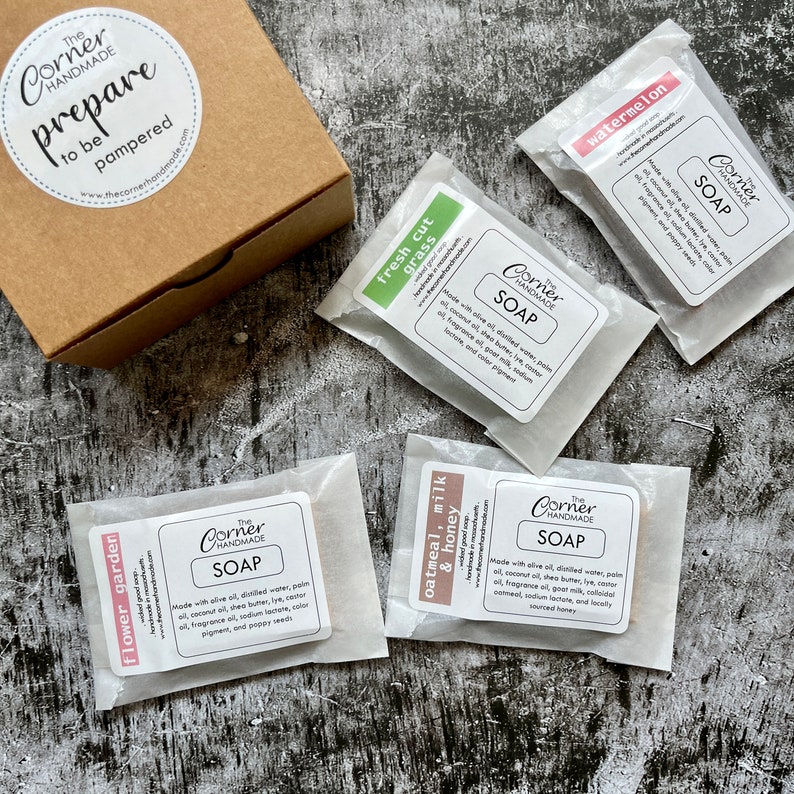 Mini Soap Gift Box: Travel Soap Bars for Bed & Breakfast - Etsy