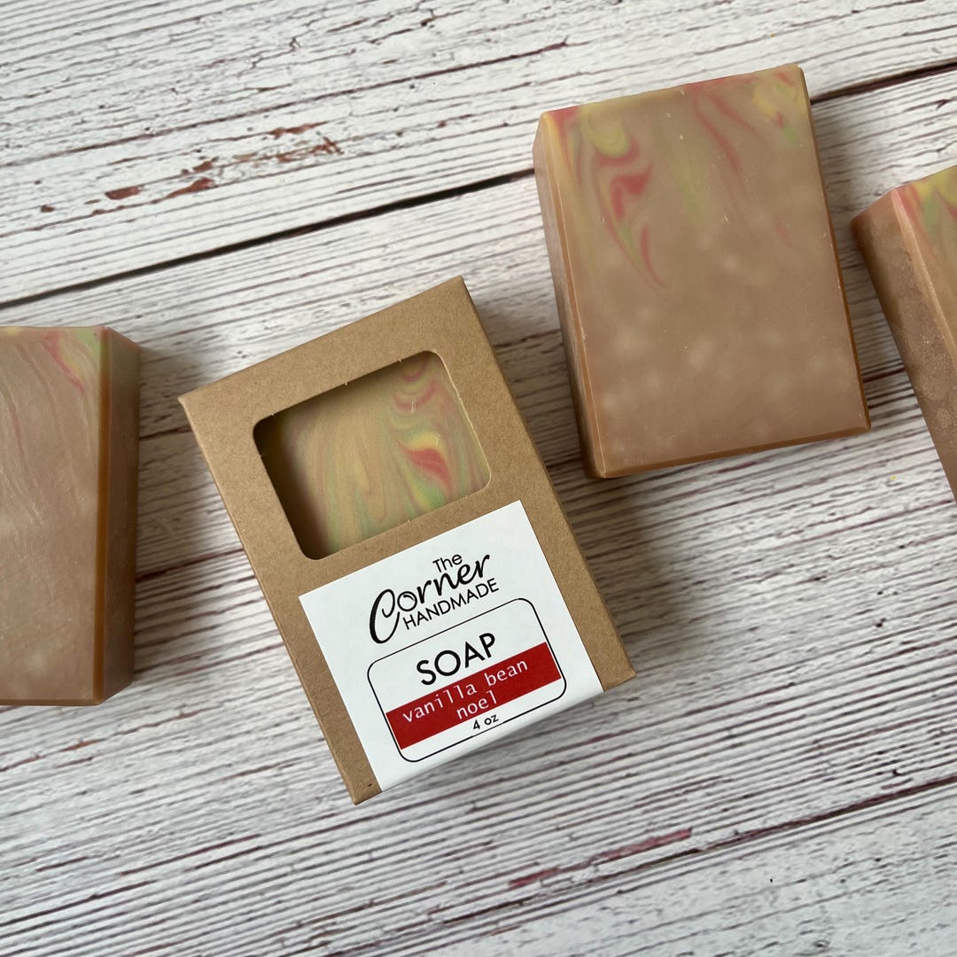 Vanilla Bean Noel Soap Bar by the Corner Handmade, Artisan Made ...