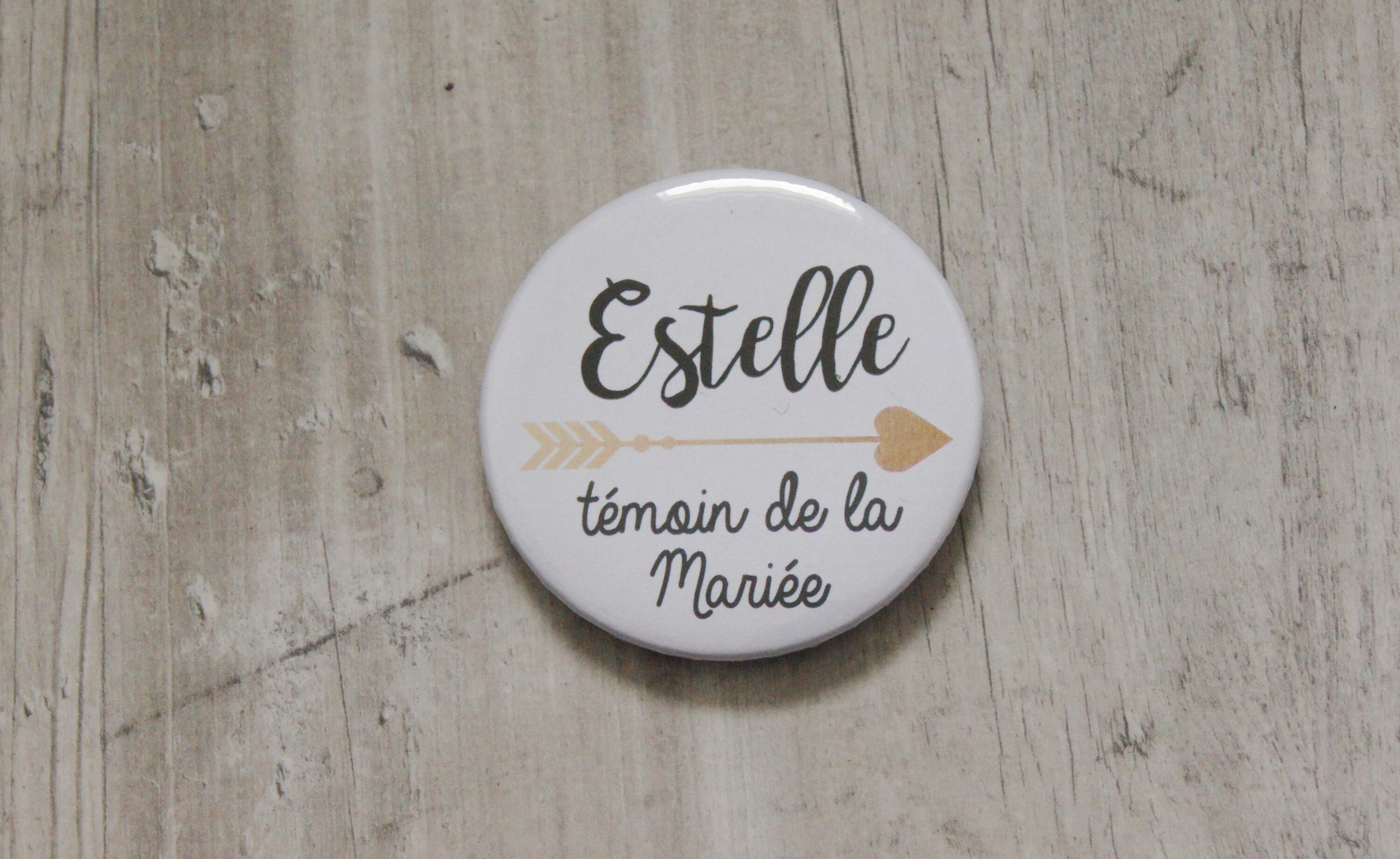Kit témoin de la mariée badge et sac - Etsy France