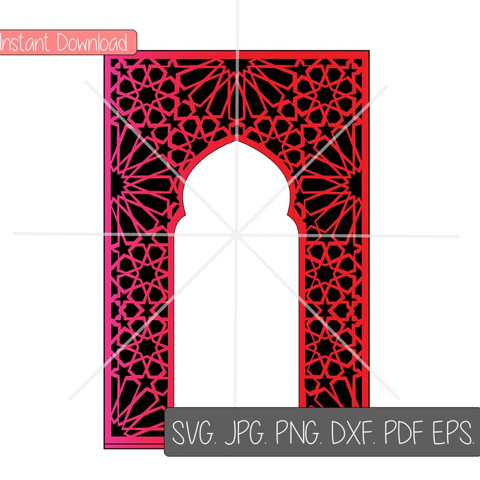 Moroccan Mirror Svg - Etsy