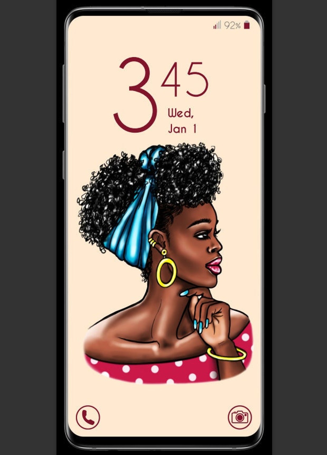Afrochic Wallpaper - Etsy