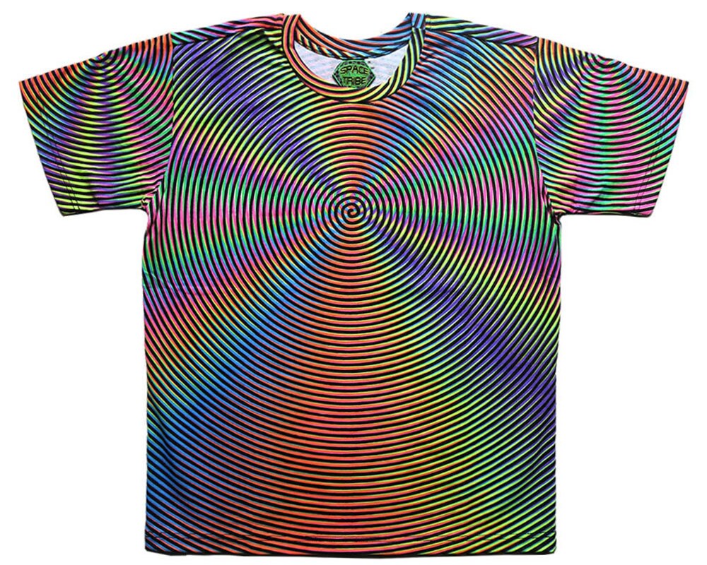 Psychedelic T Shirt 'headspin'. Goa Clothing Psy - Etsy