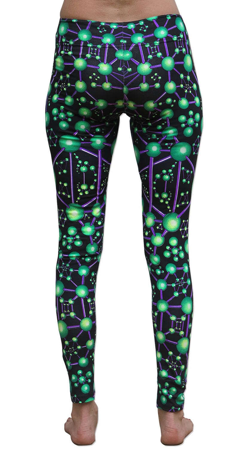 Trippy Tights Atomic Alien. Wide Waistband Leggings - Etsy