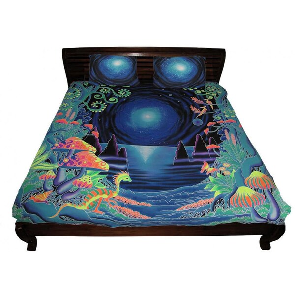 Blacklight Bedding - Etsy
