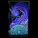 Trippy 'synaptic Spiral' Tapestry, UV Reactive Blacklight Wall Hanging ...