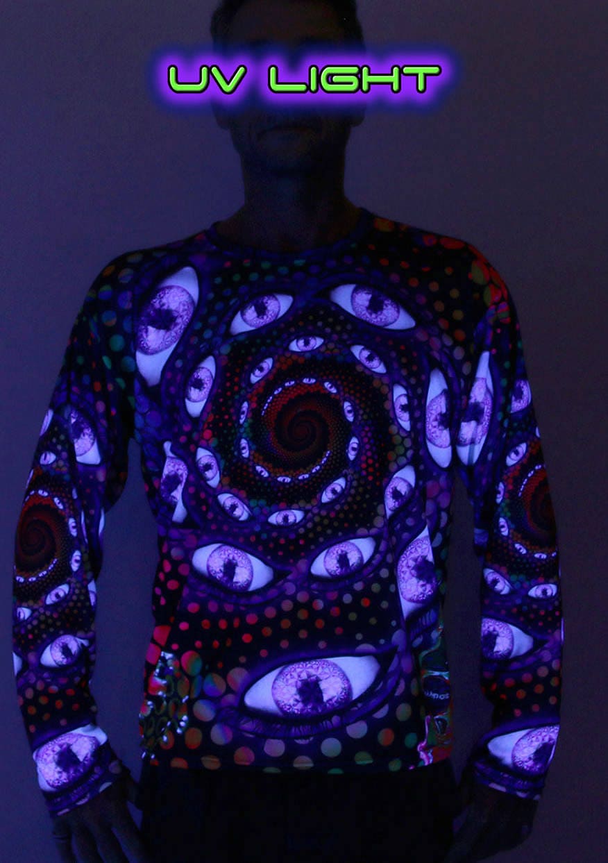Psychedelic Long Sleeve T-shirt 'LSD Party' by Mad - Etsy