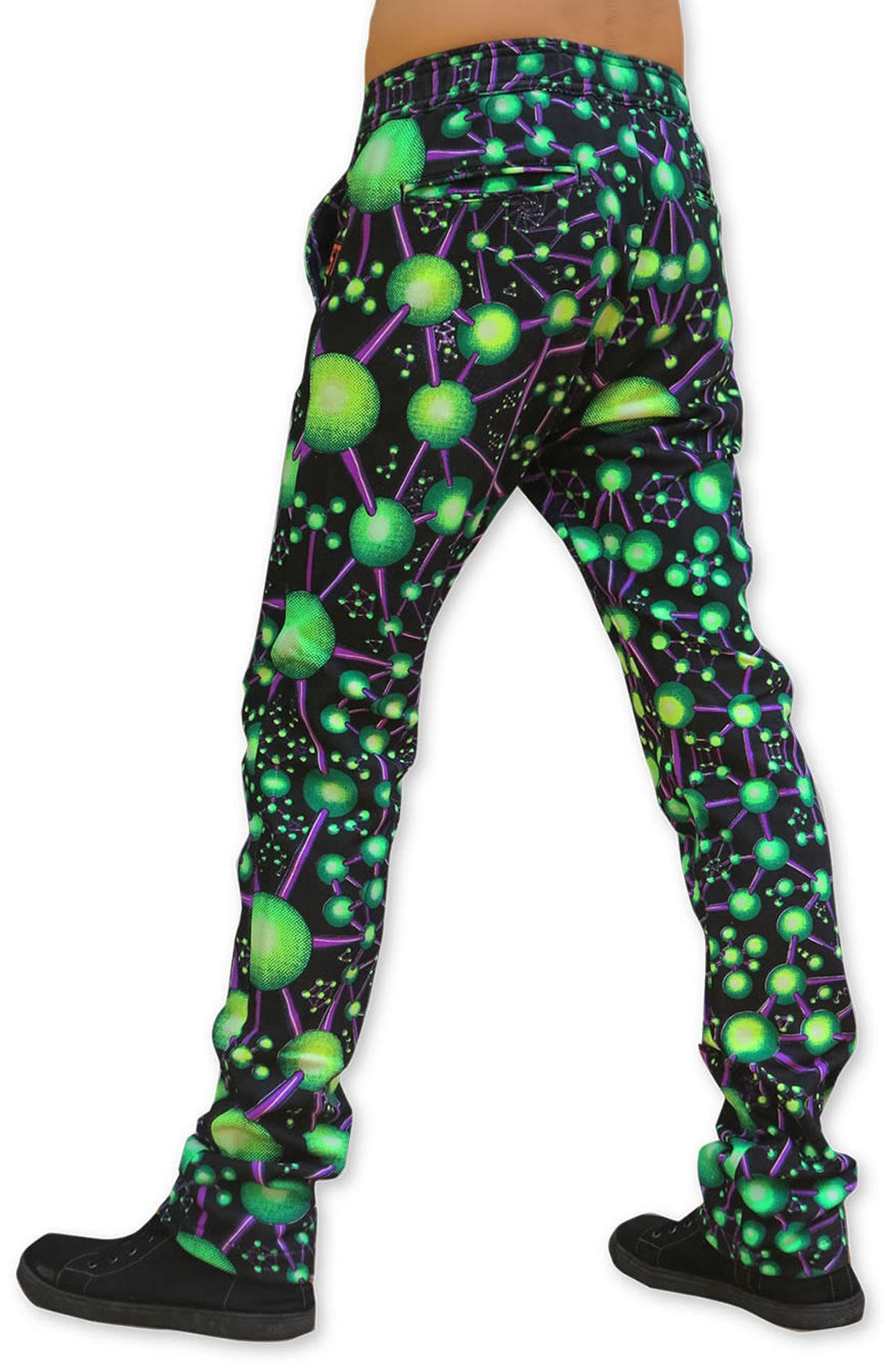Chill Out Pants Atomic Alien Hand-printed Psychedelic Pants. - Etsy