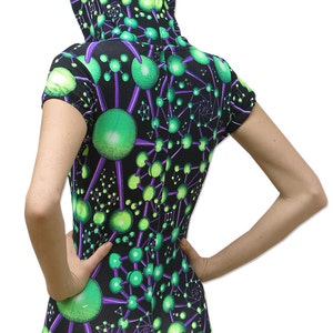 Psychedelic Bodysuit, 'atomic Alien' Psy Clothing, Goa Clothing. UV ...