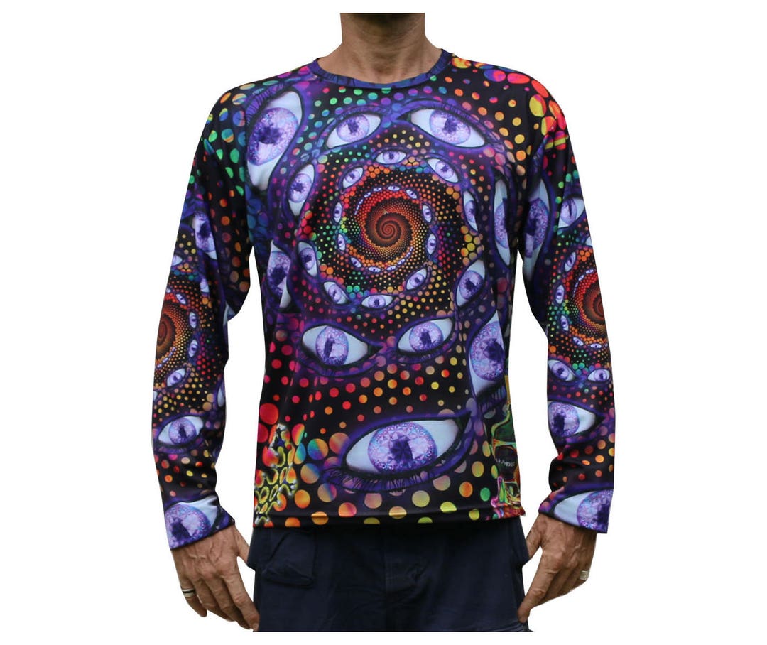 Psychedelic Long Sleeve T-shirt 'LSD Party' by Mad Tribe. Trippy T ...