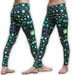 Trippy Tights, Atomic Alien. Wide Waistband Leggings, Hand-printed ...