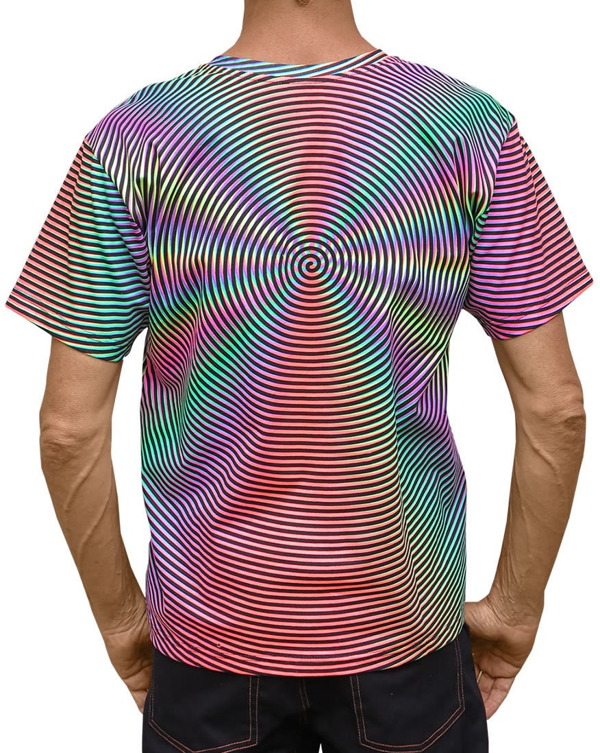Psychedelic T Shirt 'headspin'. Goa Clothing Psy - Etsy