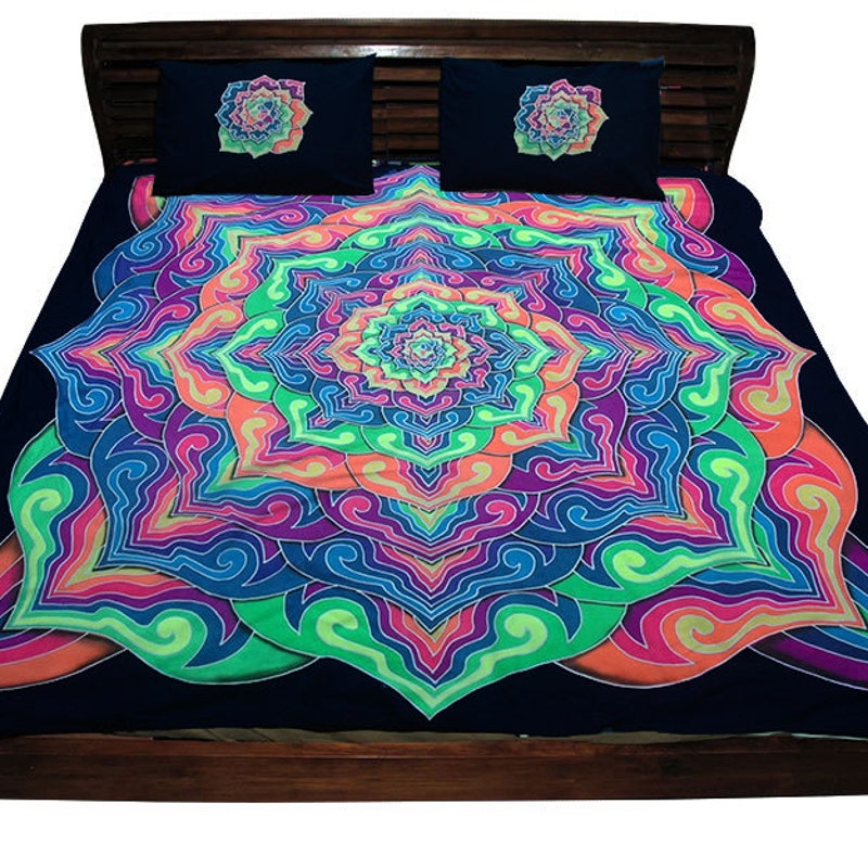 Psychedelic Bedding - Etsy