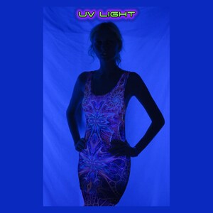 Psychedelic Top / Mini Dress 'devine Seraphim'. Trippy - Etsy