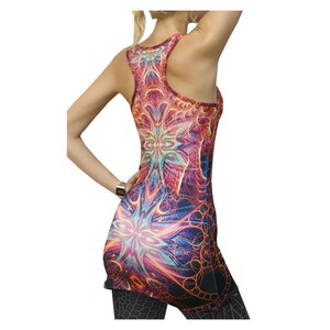 Psychedelic Top / Mini Dress 'devine Seraphim'. Trippy - Etsy