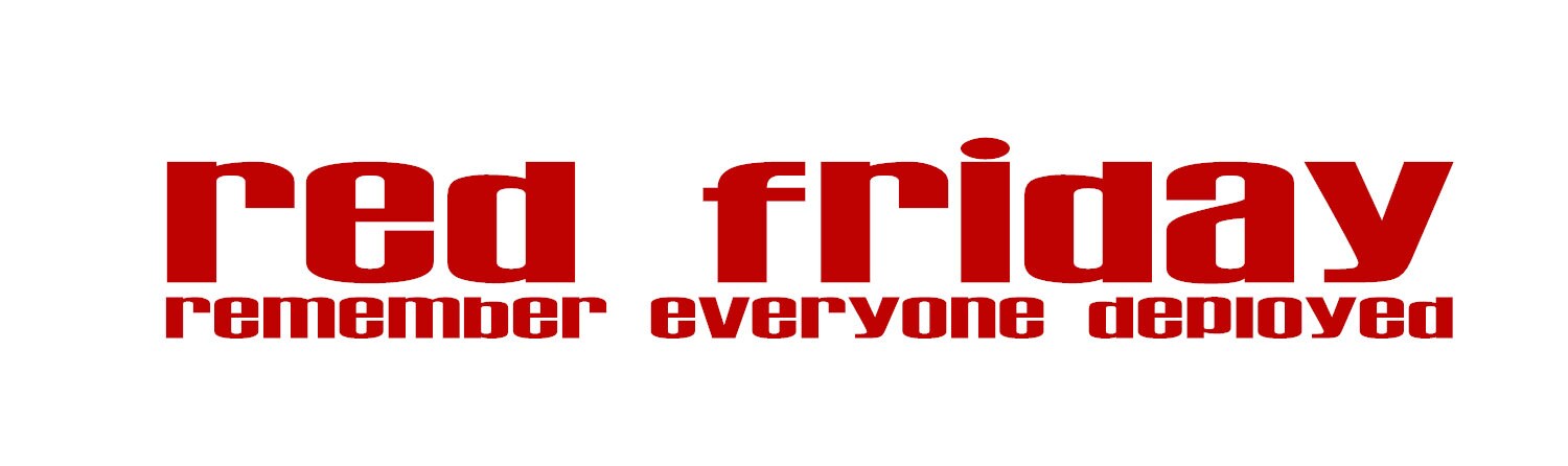 R.E.D. Friday Remember Everyone Deployed Two Sided Black Shirt - Etsy