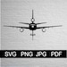 Vector A-10 Warthog SVG Png Jpg Pdf Studio, Studio3, Silhouette Cameo ...