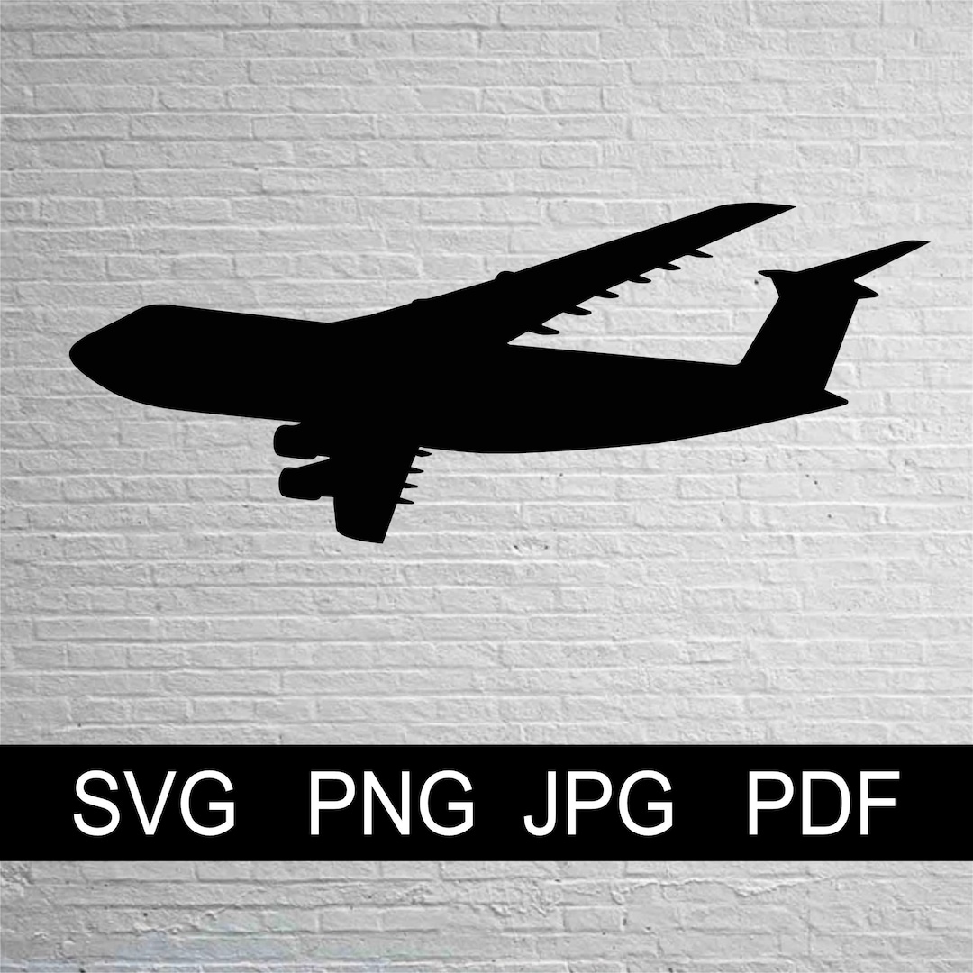 Vector C-5 Galaxy - SVG Png Jpg Pdf Studio, Studio3, Silhouette Cameo ...