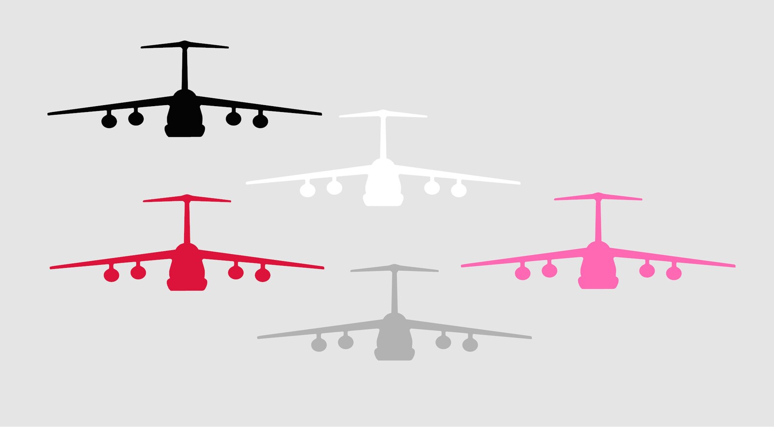 Two C5 GALAXY Plane Air Force Aircraft C-5 Decal Adhesive - Etsy