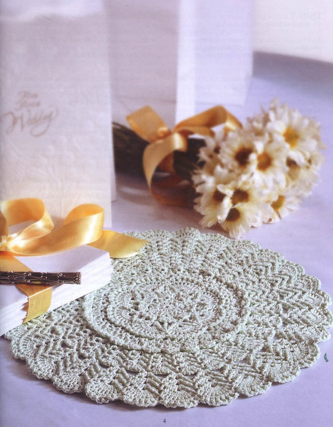 Crochet Doily Ebook Crochet Doily Pattern Crochet Pattern Book Crochet ...