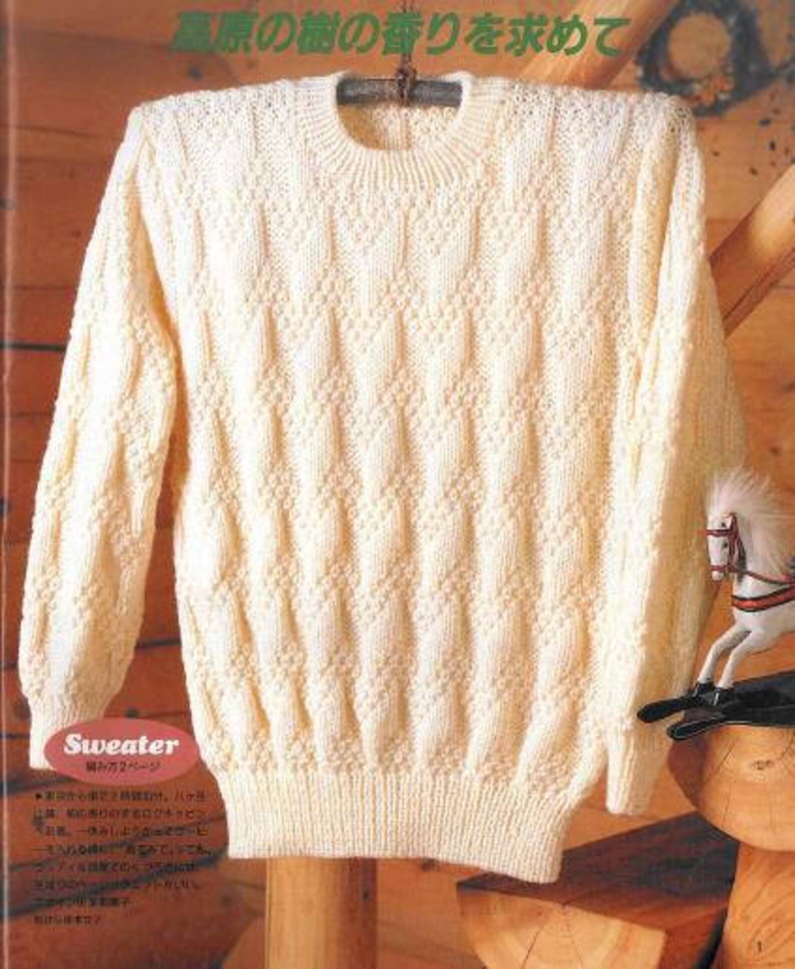 Ebook Knit Men Sweater Japanese Knit Pattern Book - Etsy