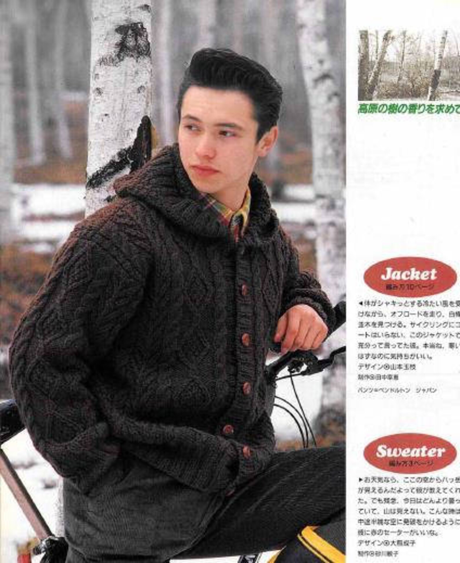 Ebook Knit Men Sweater Japanese Knit Pattern Book - Etsy