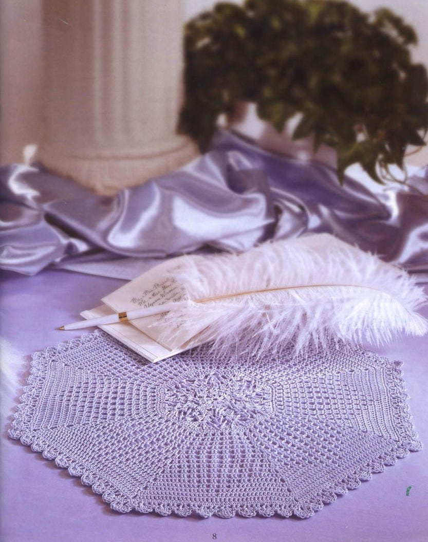 Crochet Doily Ebook Crochet Doily Pattern Crochet Pattern Book | Etsy