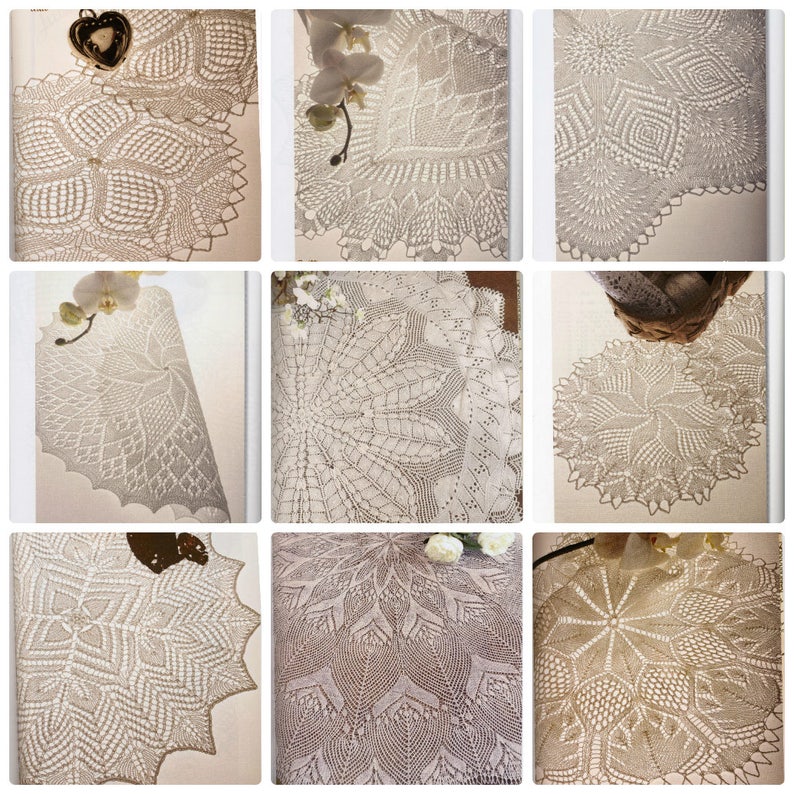 Crochet Lace Pattern Knit Lace Pattern Knit Tablecloth Crochet ...