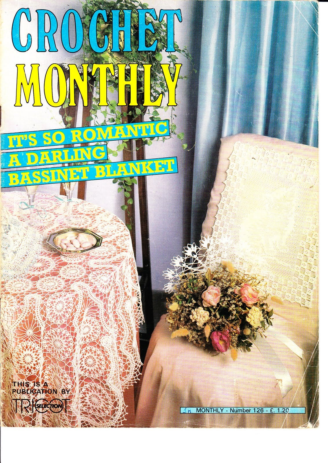 Ebook Crochet Monthly 126 Crochet Book Crochet Doilies Magazine Doily ...