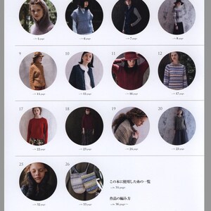 Japanese Knitting Pattern Book | Japanese Knitting Ebook | Aran Knit Sweater | Pdf File ...