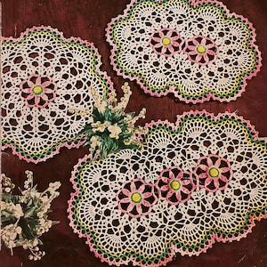 50s Vintage Doily Pattern | Crochet Vintage Lace Doily | Pdf File ...