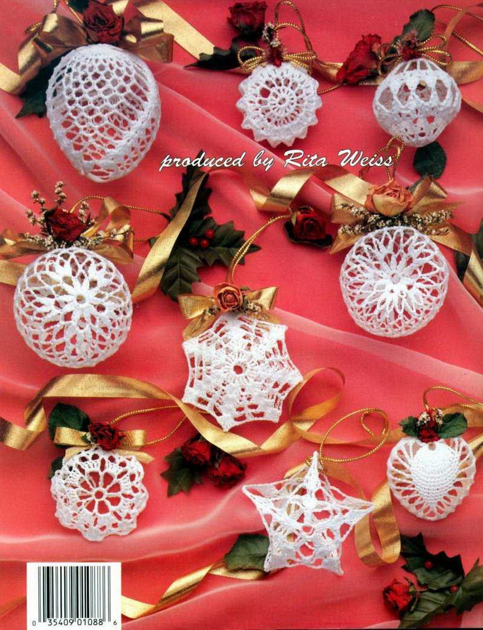 Crocheted Christmas Crochet Ball Christmas Christmas Tree Ball Lace ...