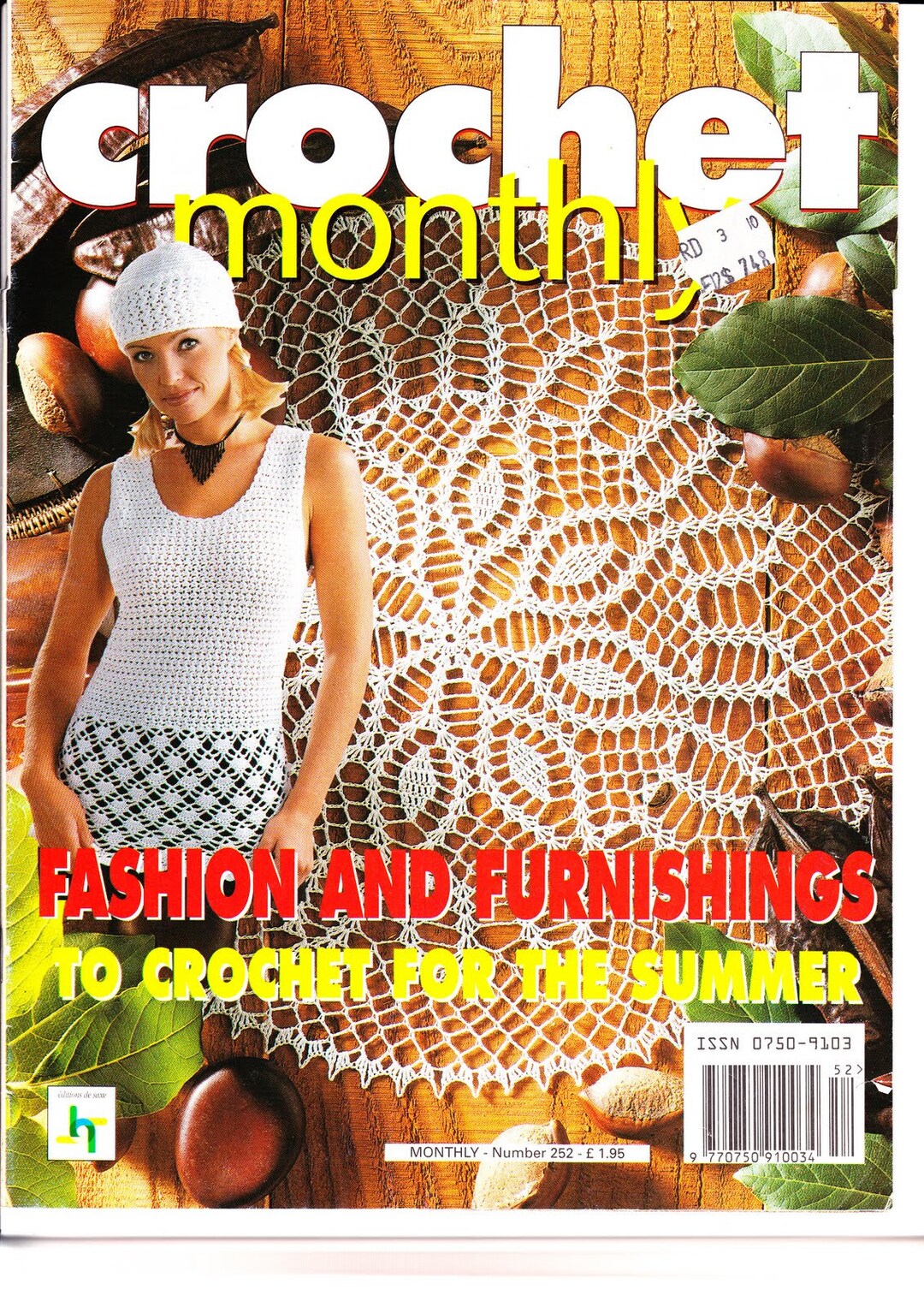 Crochet Book Crochet Monthly 252 Crochet Doilies Magazine - Etsy