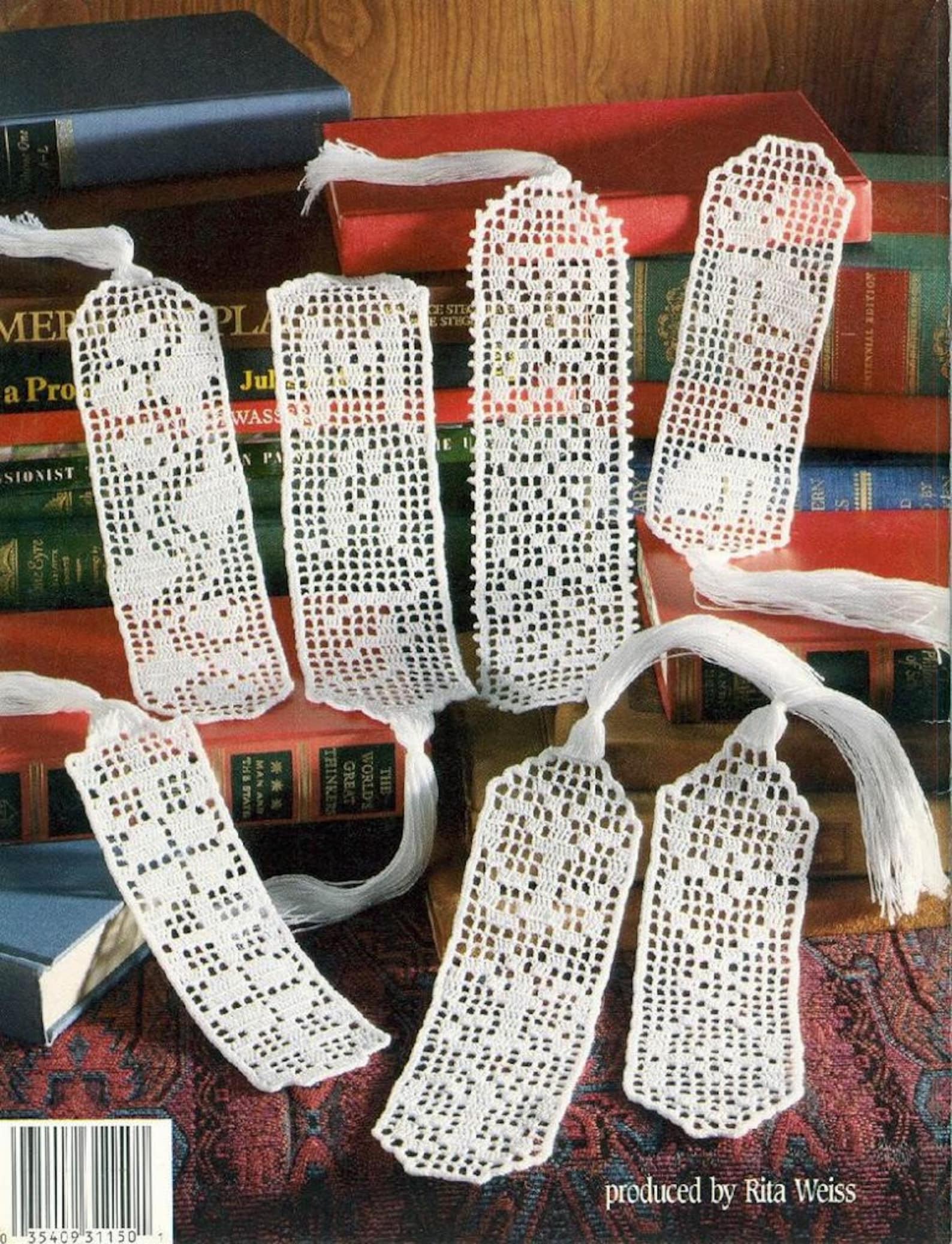Filet Crochet Bookmarks Doily Pattern Crocheted Doily Pdf File | Etsy