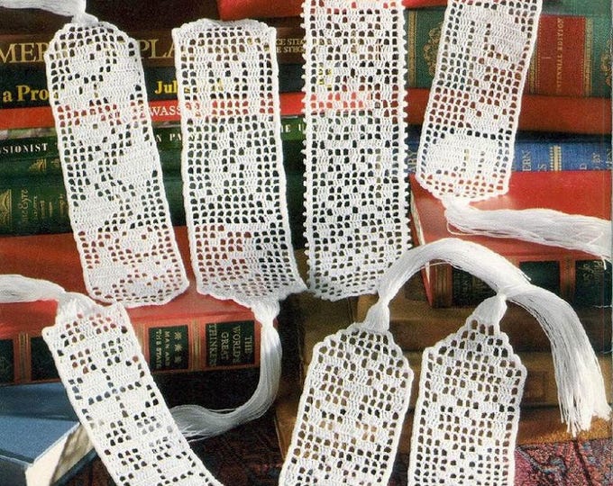 Filet Crochet Bookmarks Doily Pattern Crocheted Doily Pdf File - Etsy