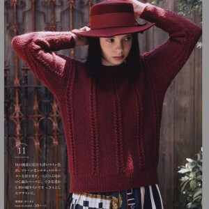 Japanese Knitting Pattern Book | Japanese Knitting Ebook | Aran Knit Sweater | Pdf File ...