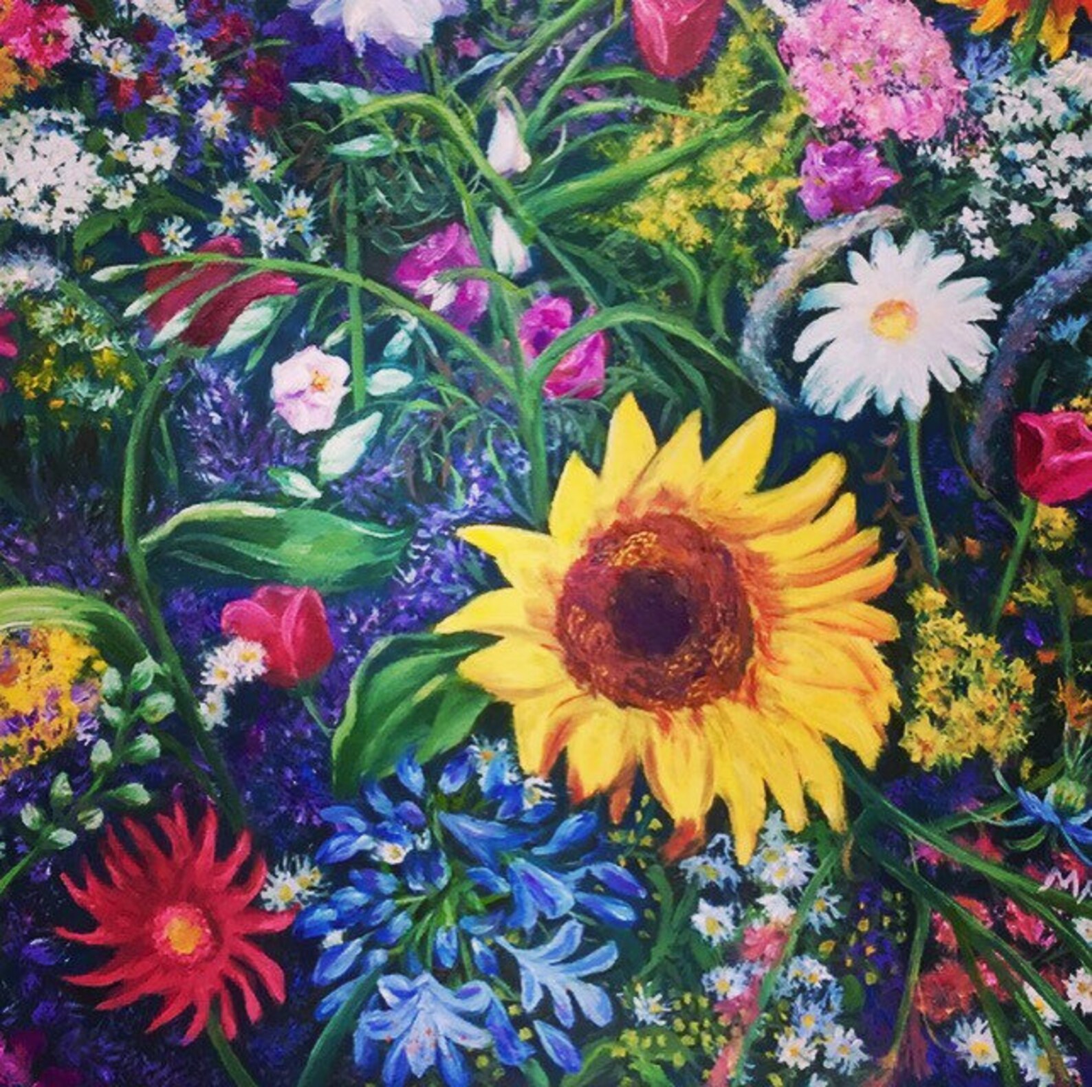 Sunflower Jubilee Limited Signed Print - Etsy